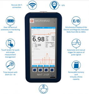 ANALIZZATORE DI CAMPI ELETTROMAGNETICI MICRORAD NHT310F – Zetalab