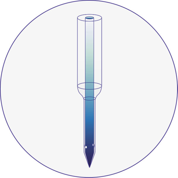 2 PORE DHS XS Sensor 2-Pore T DHS NTC Cavo 1mt BNC – Zetalab
